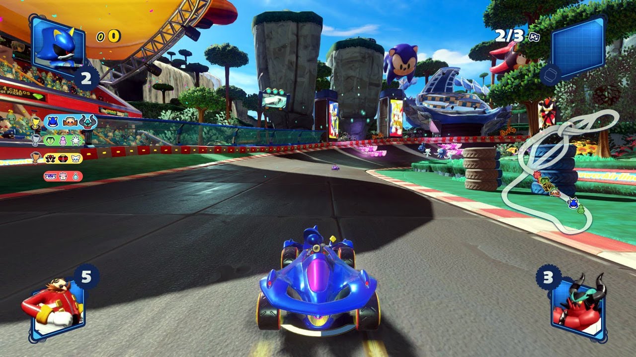 SONIC KU BERUBAH MENJADI ROBOT !! BAGAIMANA BISA?? SONIC RACING - YouTube