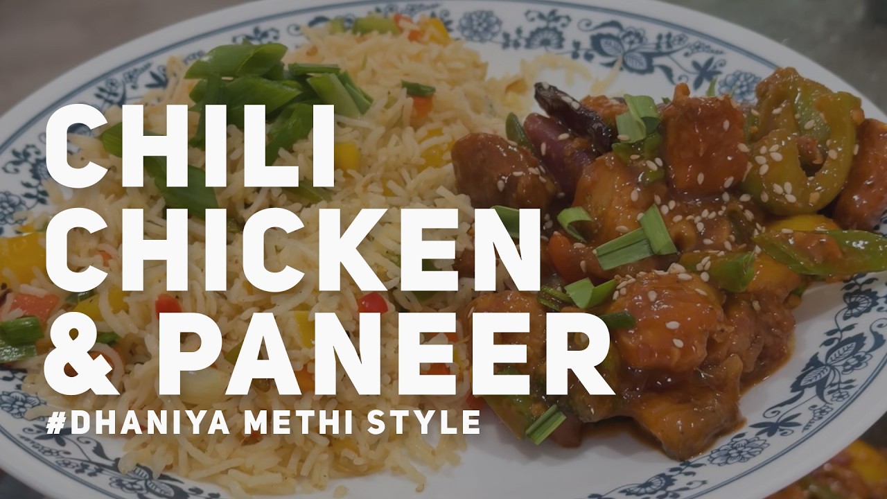 Chili Chicken & Chili Paneer Feast 🍴 | Best Indo-Chinese Combo + Fried ...