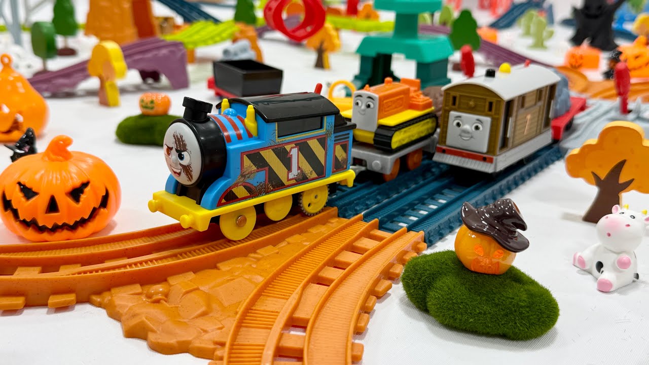 Thomas And Terence Construction Crew 🚜 Through Raceway Track 🏆 ...
