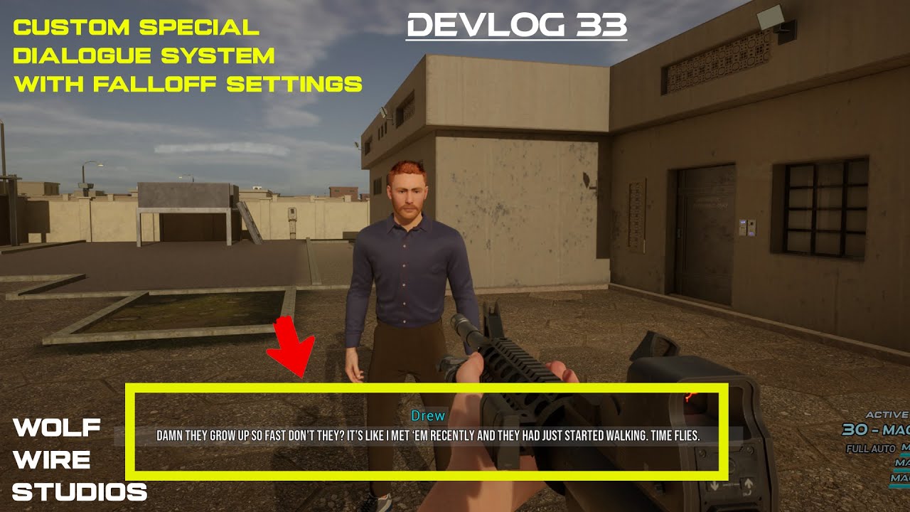 Npc Dialogue Audio System Devlog 33 Ue5 Youtube