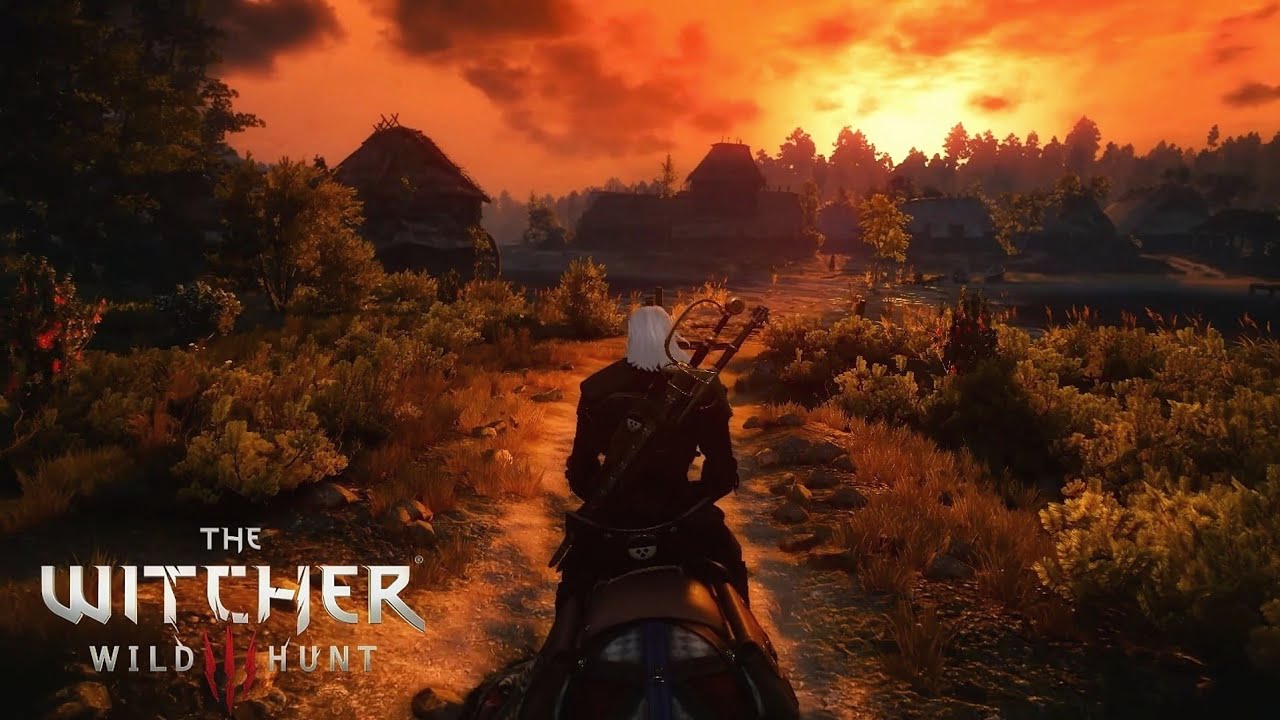 The Witcher 3 - Exploring White Orchard with Witcher 1 Music | Relaxing ...