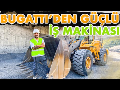 Bugatti Chiron'dan Güçlü 41 Tonluk İş Makinası