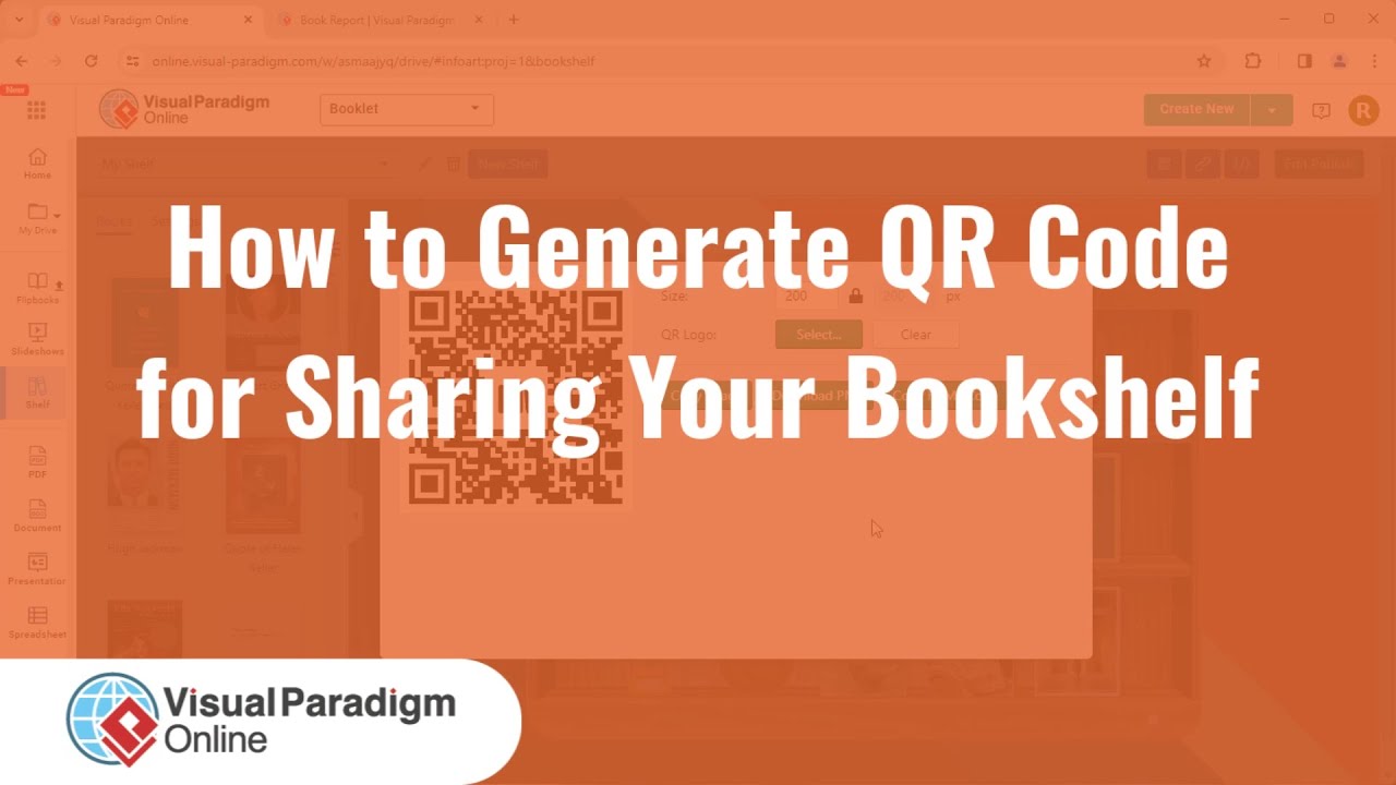 How to Generate QR Code for Sharing your Bookshelf - YouTube