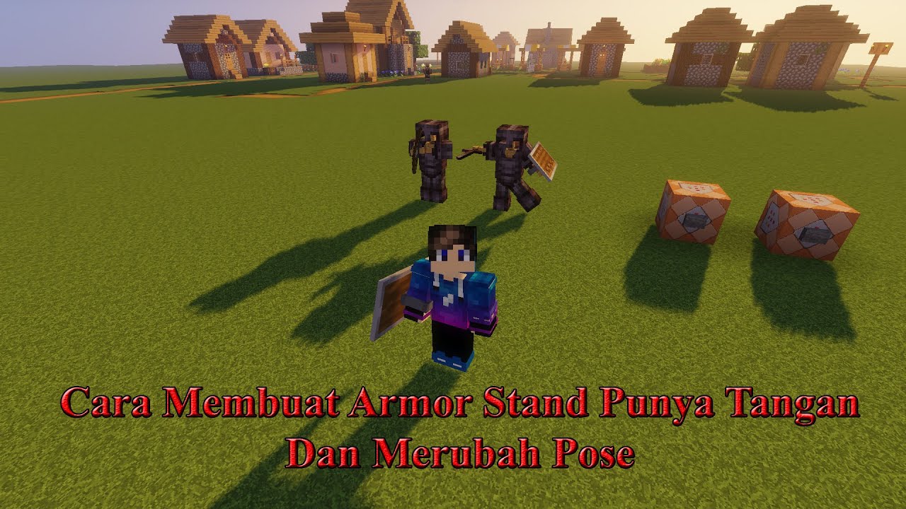Tutorial Cara Membuat Armor Stand Mempunyai Tangan Dan Merubah Posenya ...