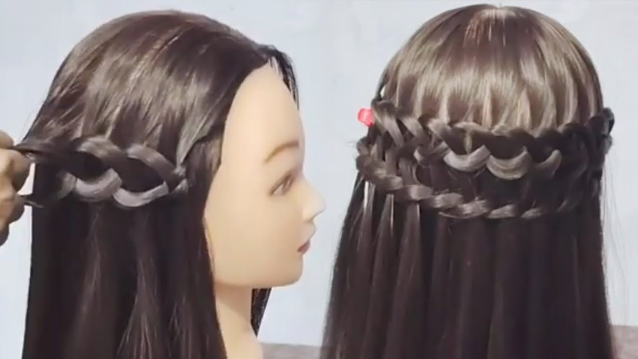 Amazing hairstyle for function | easy and cute hairstyle | - YouTube