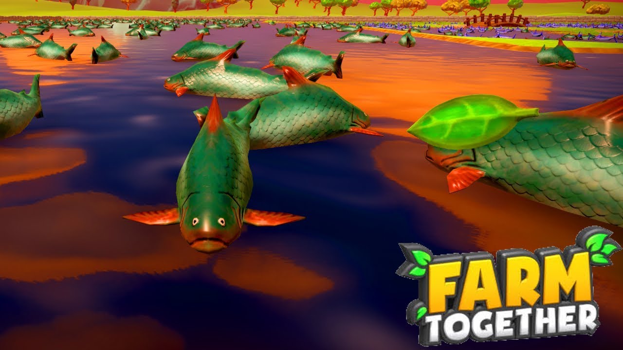 Farm Together! An Entire Plot of Iridescent Sharks! - YouTube