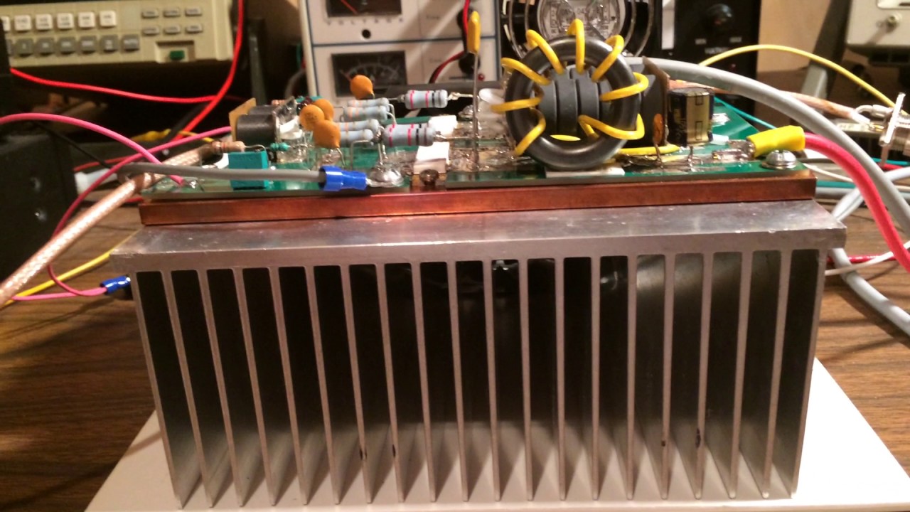 RF Man Demos LDMOS RF Amp - YouTube