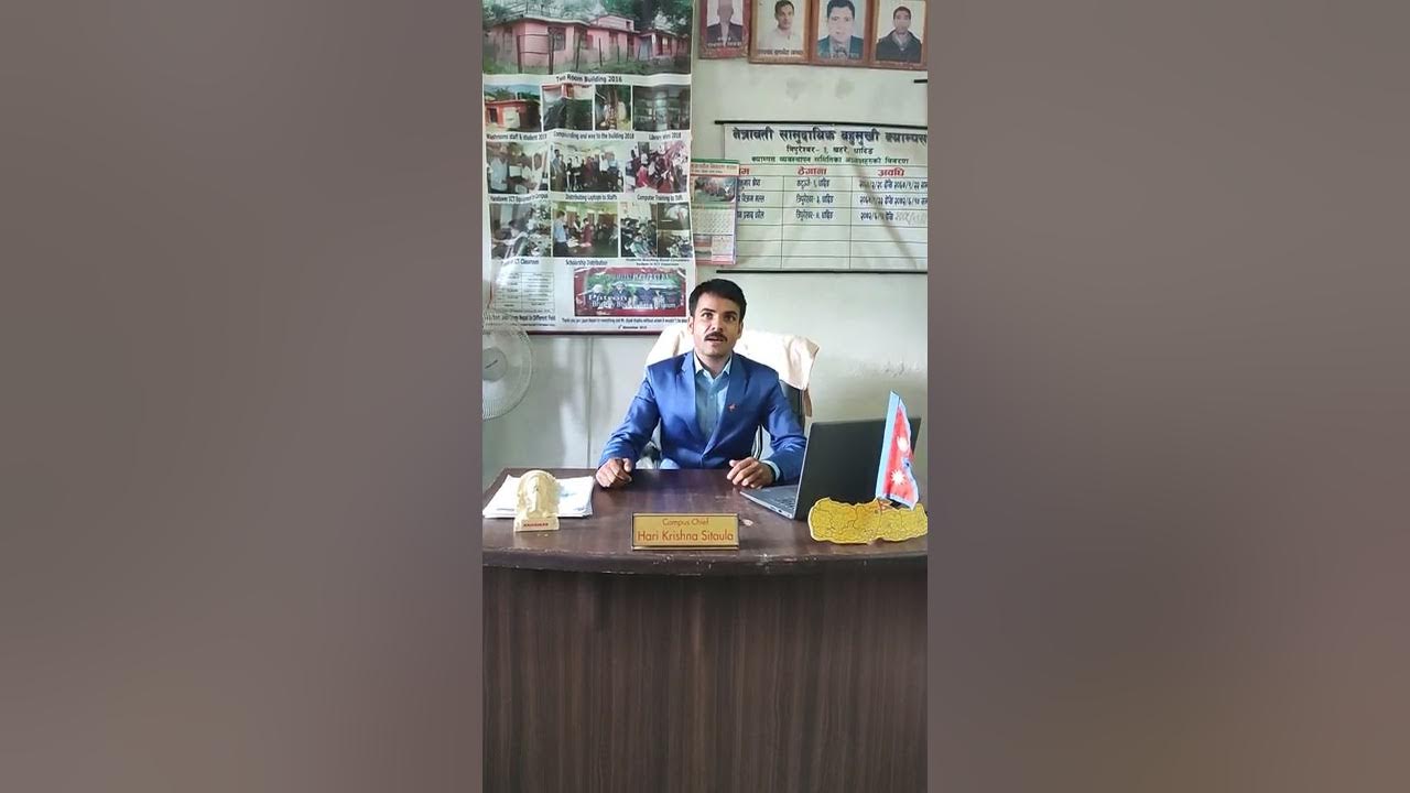 Netrawati Community Multiple Campus Chief Harikrishna Sitaula Success note on ASIA Awards,from ...