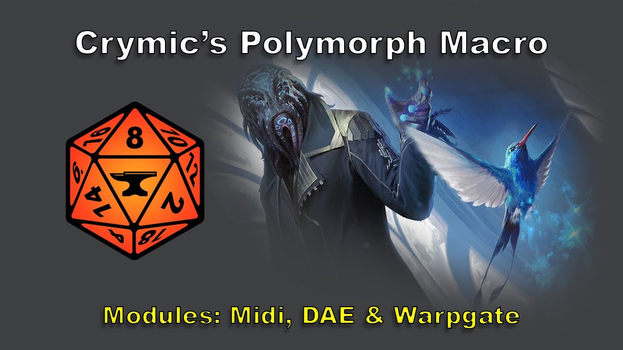 Crymic's Polymorph Macro - YouTube