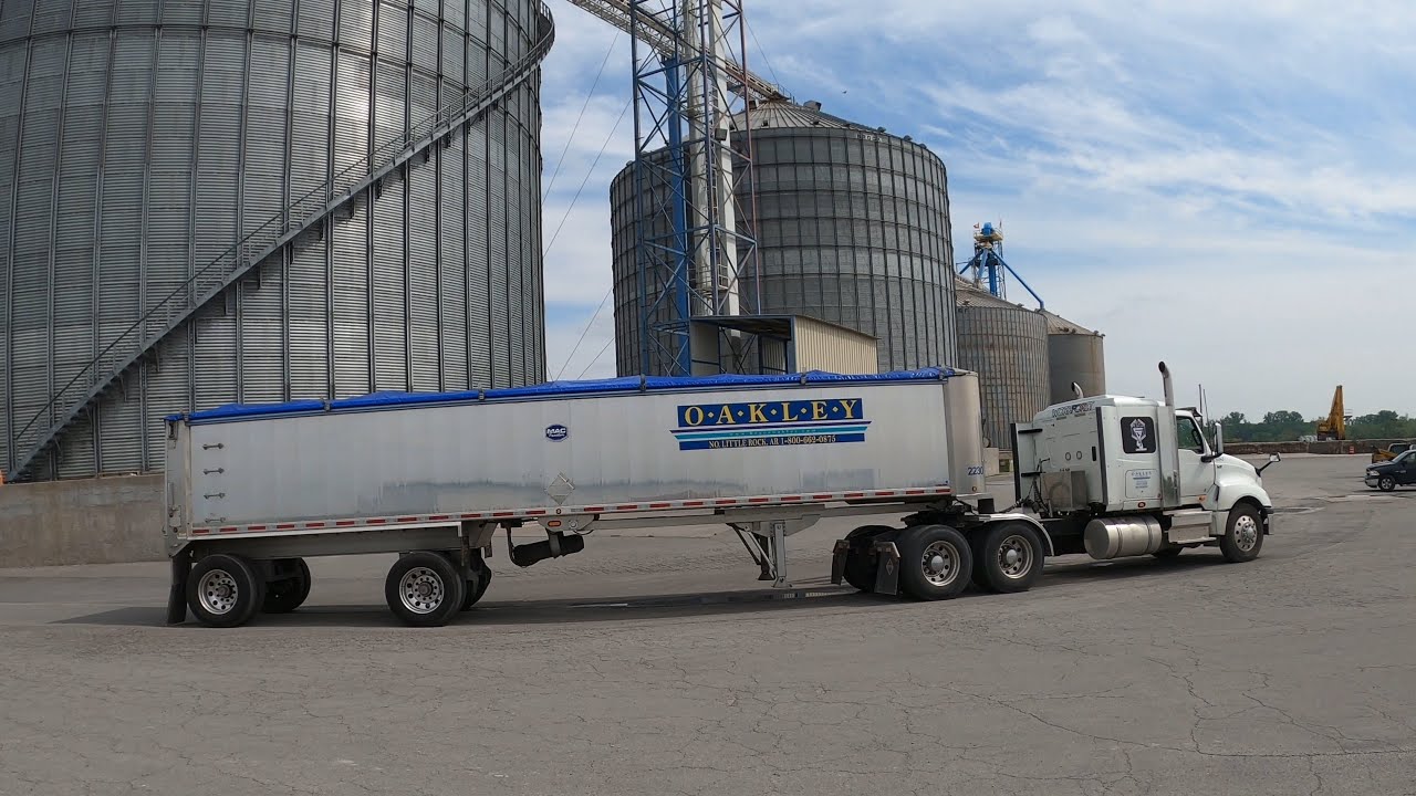 New end dump tarp - YouTube