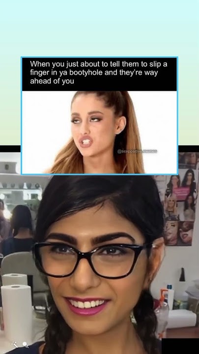 Mia Khalifa Reacts Meme - YouTube