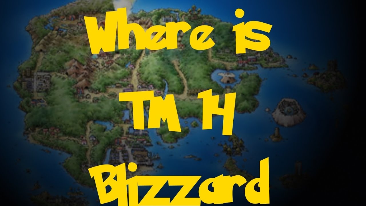 Where Is: TM 14 - Blizzard (Pokemon Sapphire/Ruby/Emerald) - YouTube