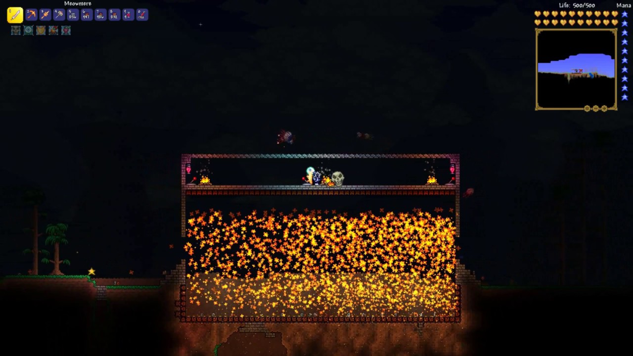 Terraria How To: Battle Arena/Item Farm - YouTube