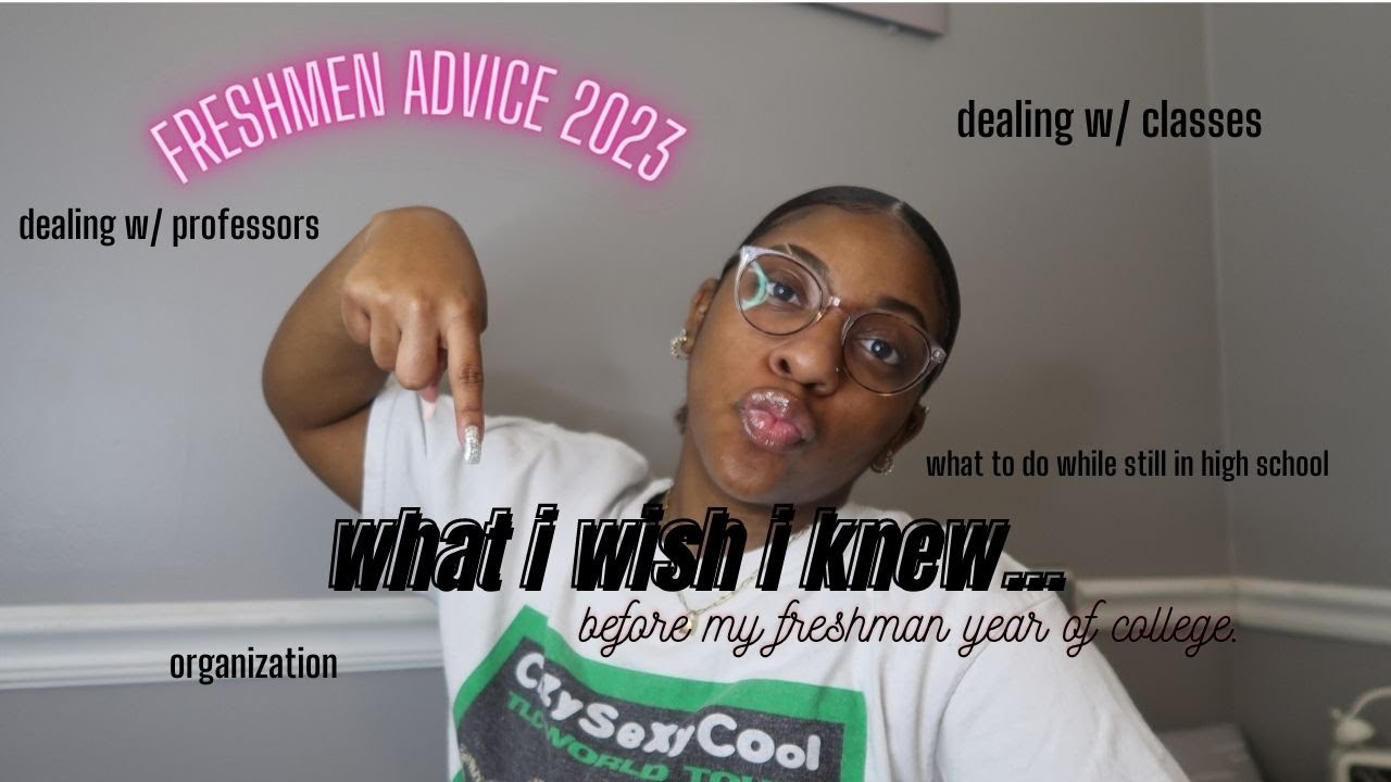 COLLEGE ADVICE 101: things i wish i knew before college. - YouTube