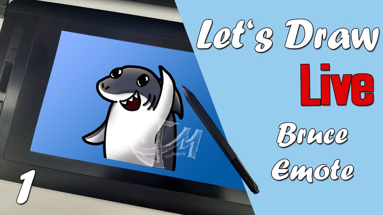 Neue Bruce Emotes [Let's Draw Live] - YouTube