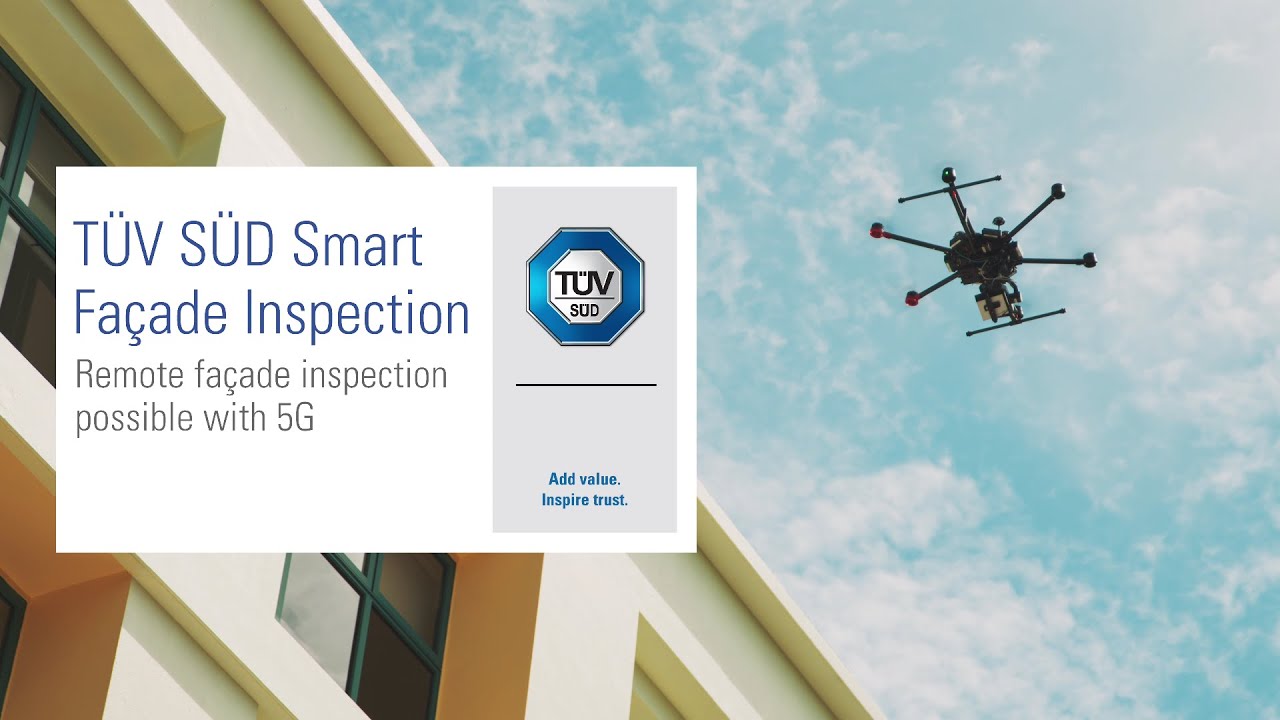 Smart façade inspection with remote inspection possibility using 5G ...