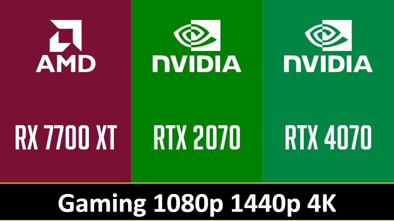 RX 7700 XT vs RTX 2070 vs RTX 4070 - YouTube