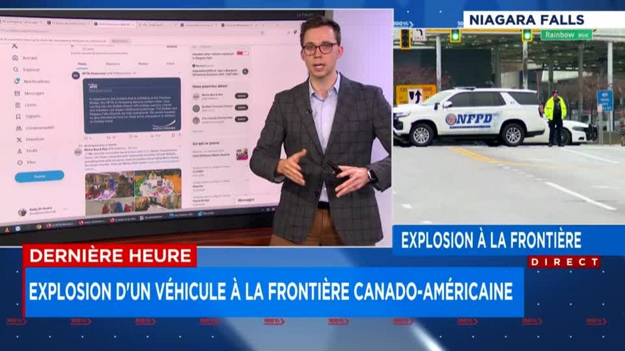 Deux morts après l'explosion d'un véhicule à la frontière canado ...