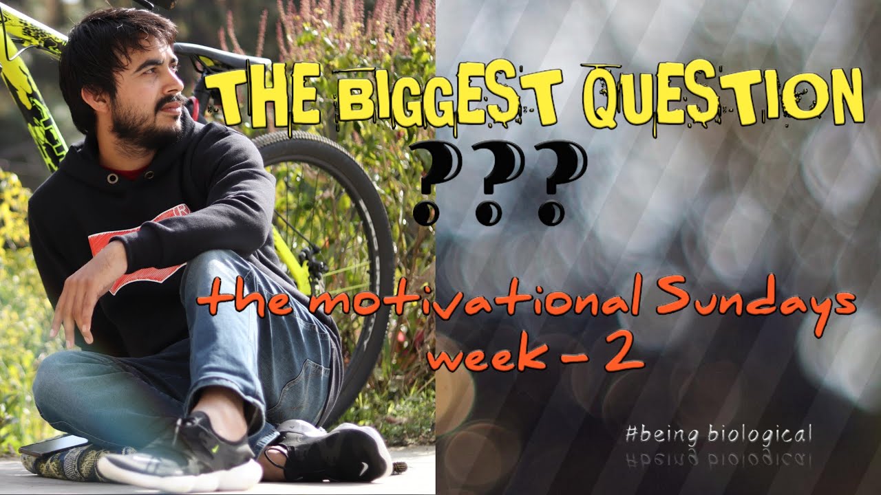 The biggest question | A motivational video for students | motivational ...
