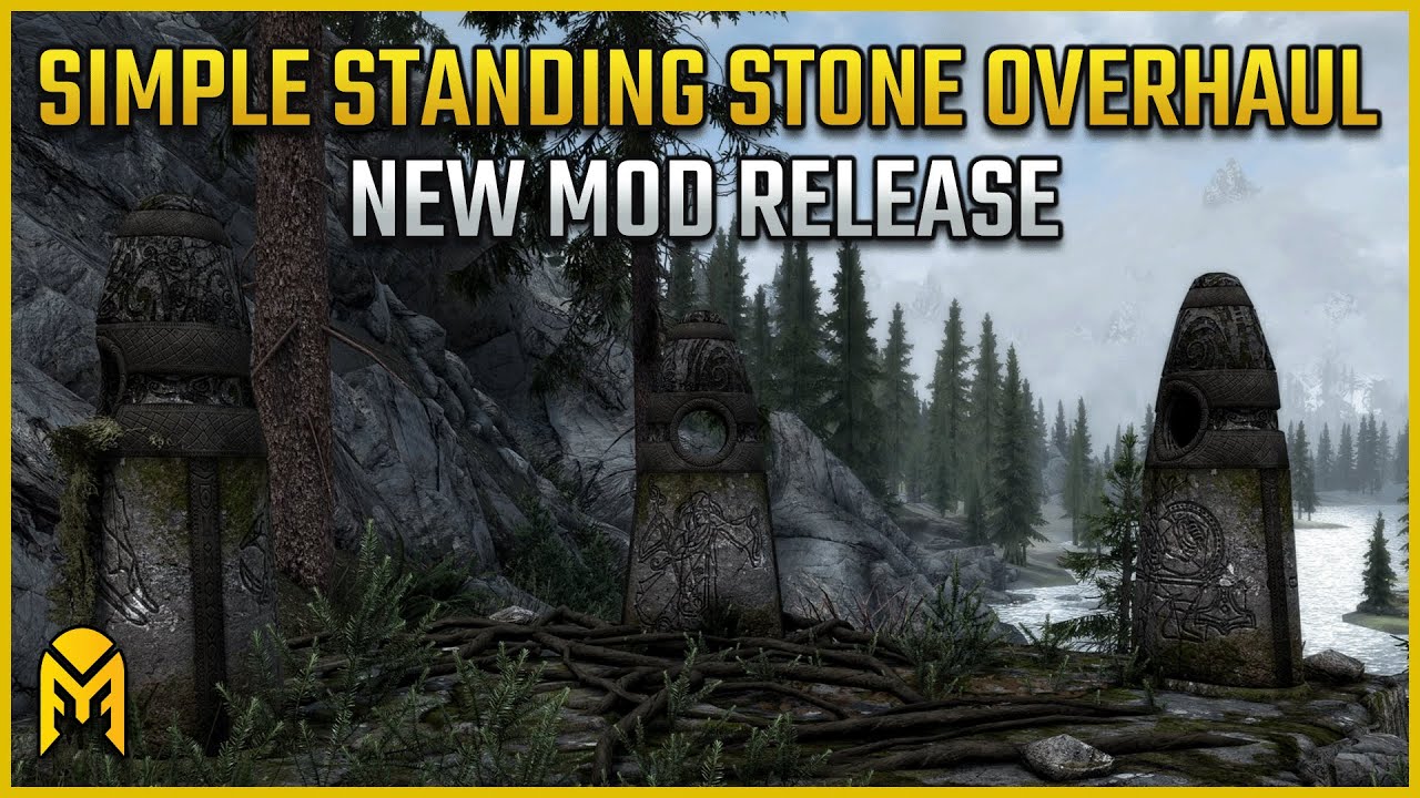Simple Standing Stone Overhaul | Skyrim Mod Release - YouTube
