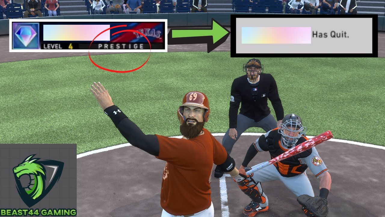 Making a PRESTIGE level player RAGE QUIT in MLB The Show... - YouTube