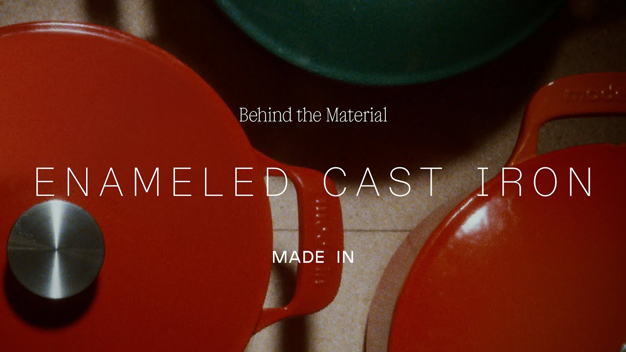 Behind The Material: Enameled Cast Iron | Made In Cookware - YouTube