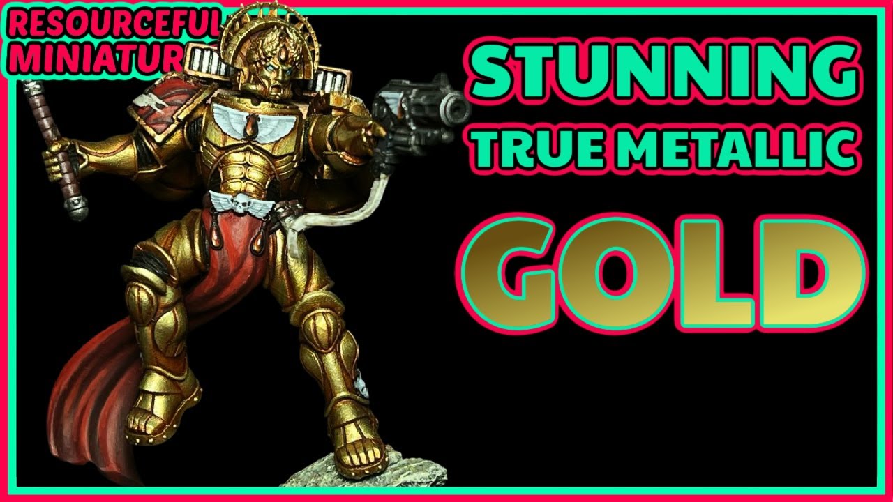 ASTONISHING GOLD ARMOR Blood Angels Dante - YouTube