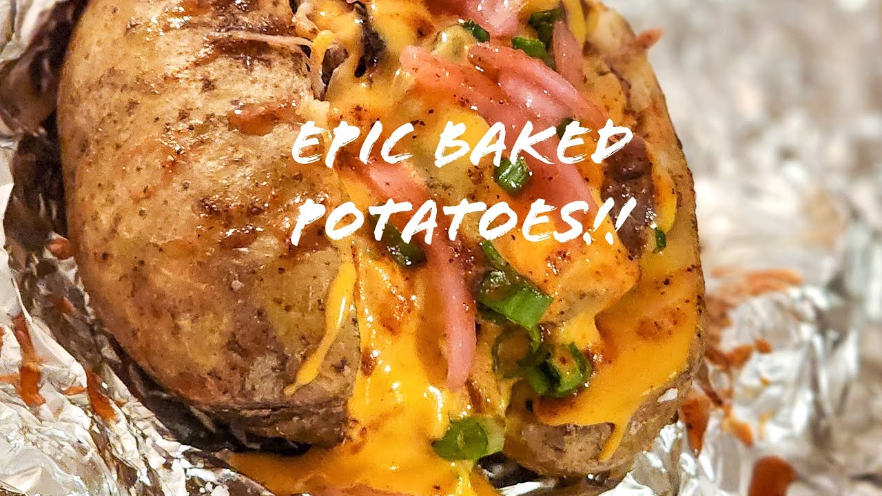 Epic Baked Potatoes!! (Super Easy Recipe) - YouTube