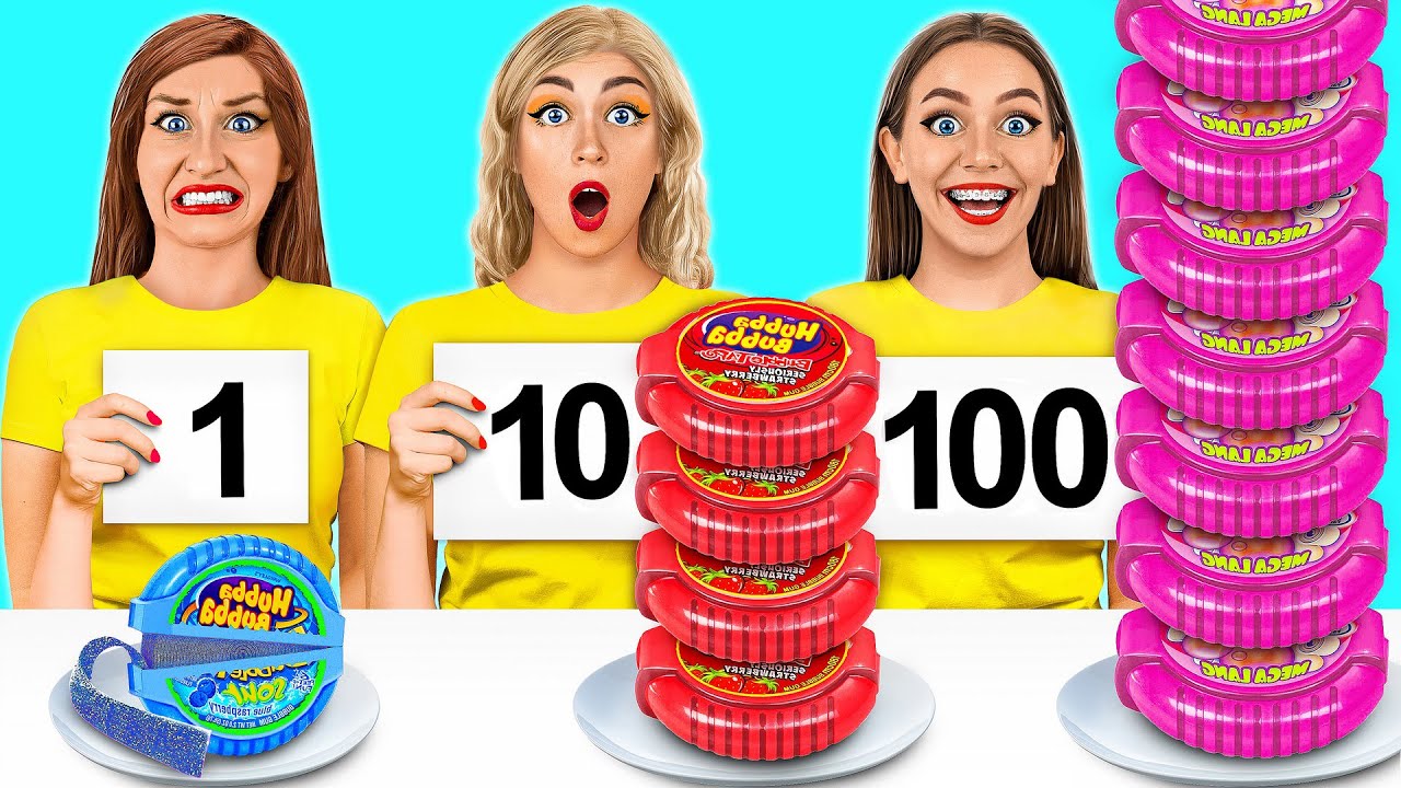 100 Layers of Food Challenge | Funny Food Situations by Multi DO Food ...