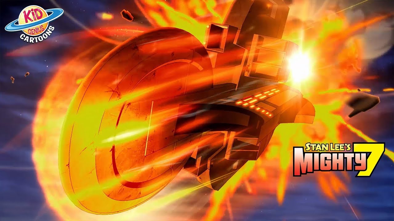 Sky Fire Slam 7 | Stan Lee's Mighty 7 I Season 1 Episode 2 Kid Genius ...