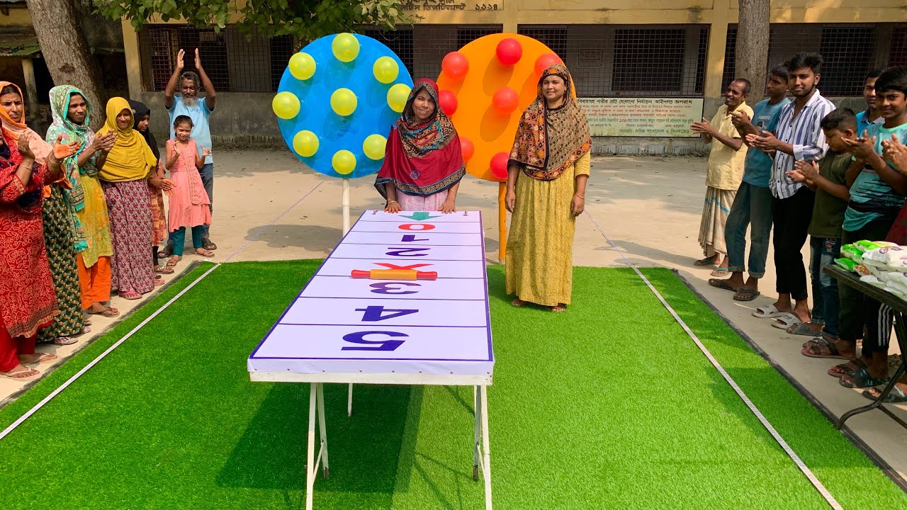 Who will win the balloon-popping competition by rolling belan? Part -1 ...