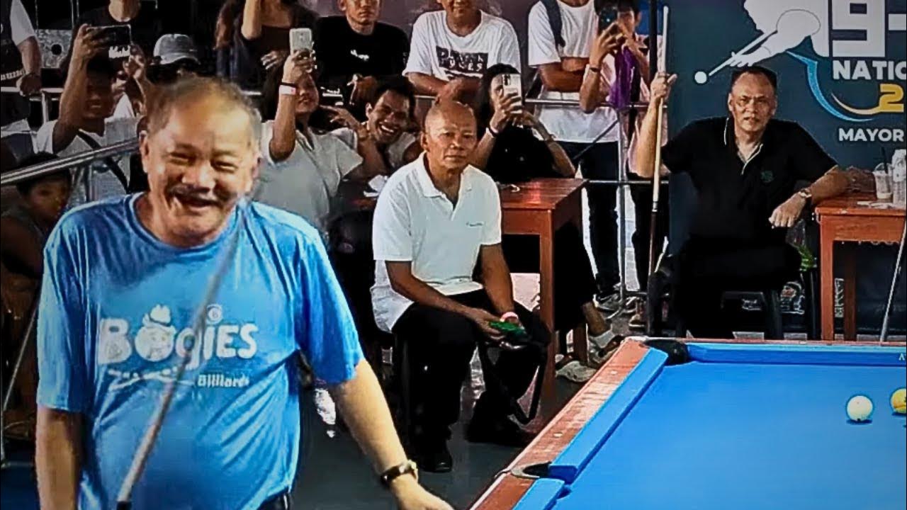 EFREN REYES VS. JANGO (P1) PAREHAS RACE 10 - YouTube