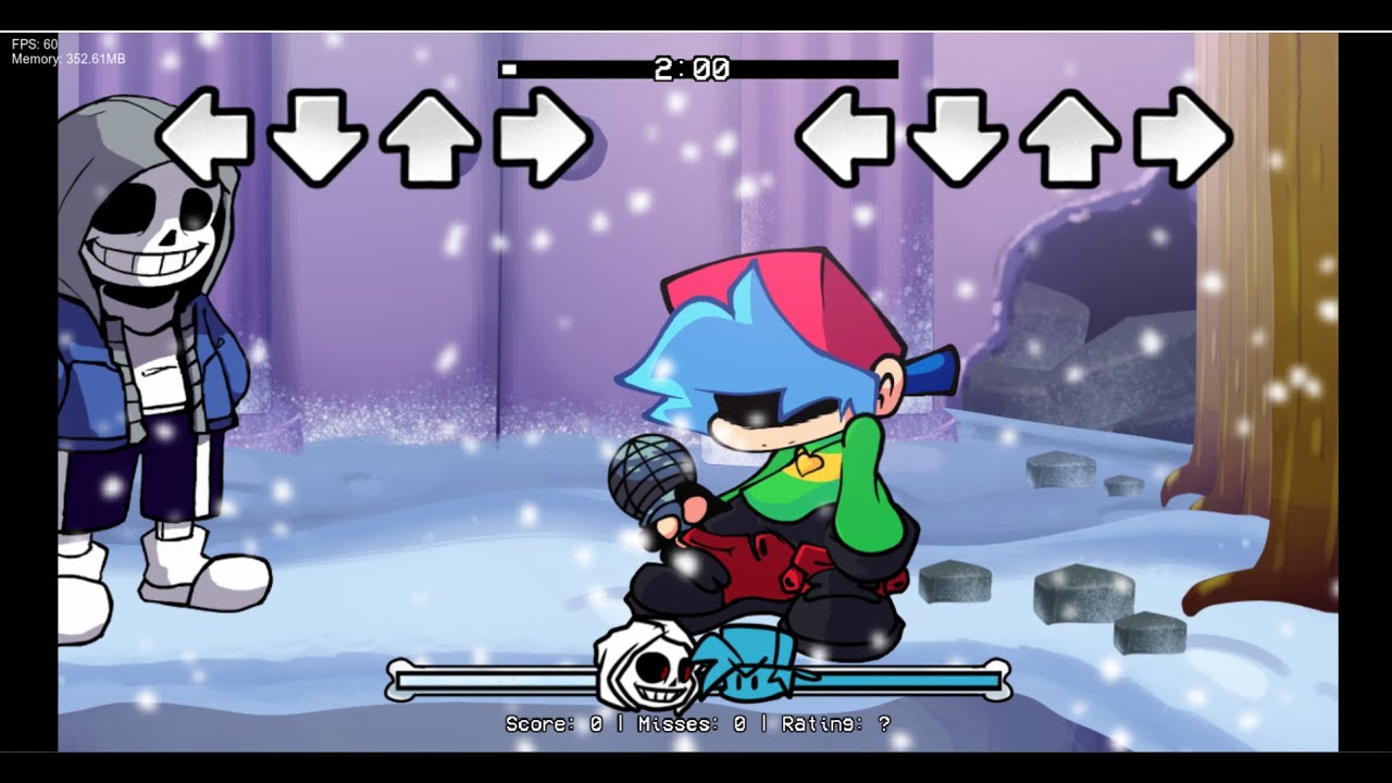 FNF - Snowdin Encounter (DEMO) - LAMENTABLING - YouTube