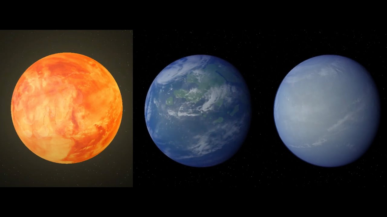 Watch a Scorching Hot Planet Freeze Over! - YouTube