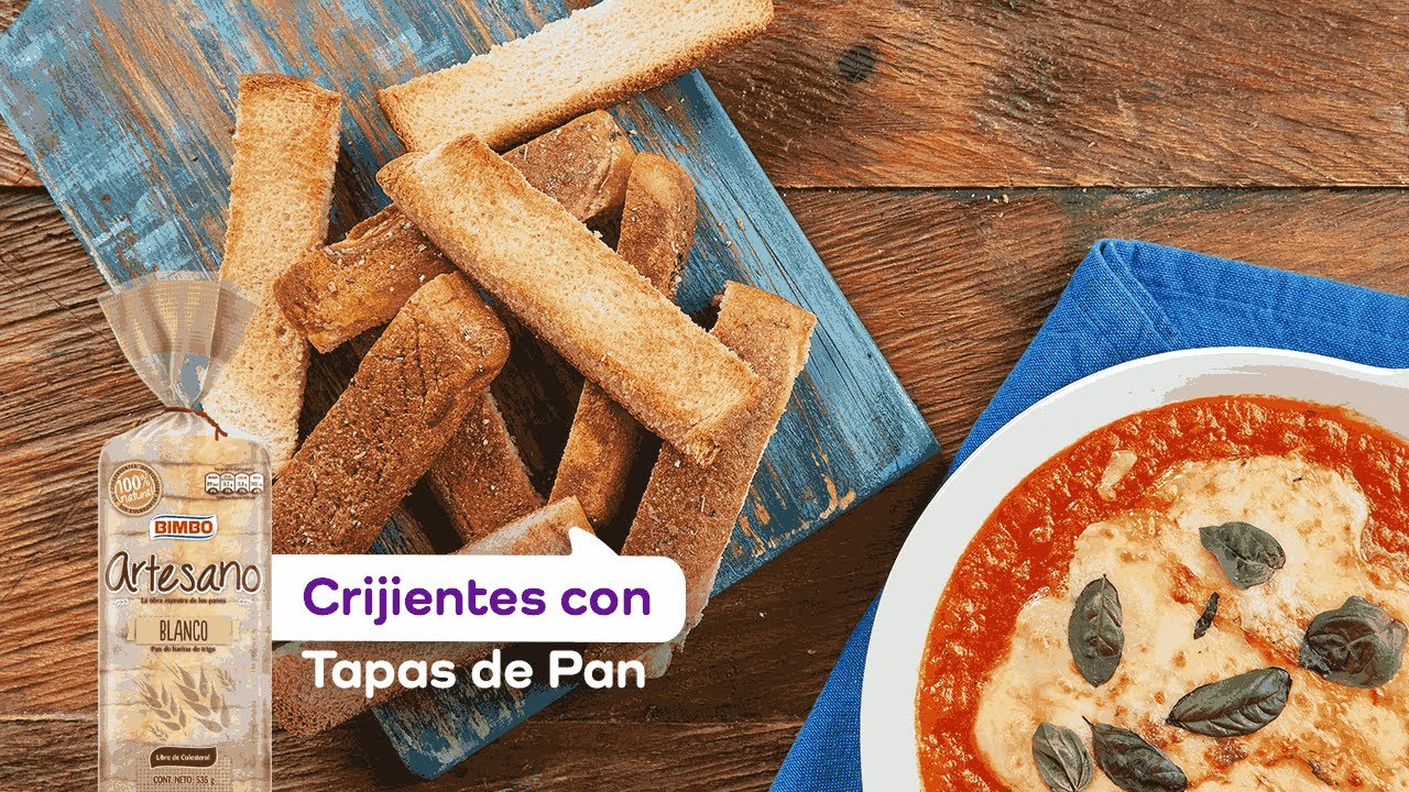 Receta de Crujientes con Tapas de Pan - YouTube