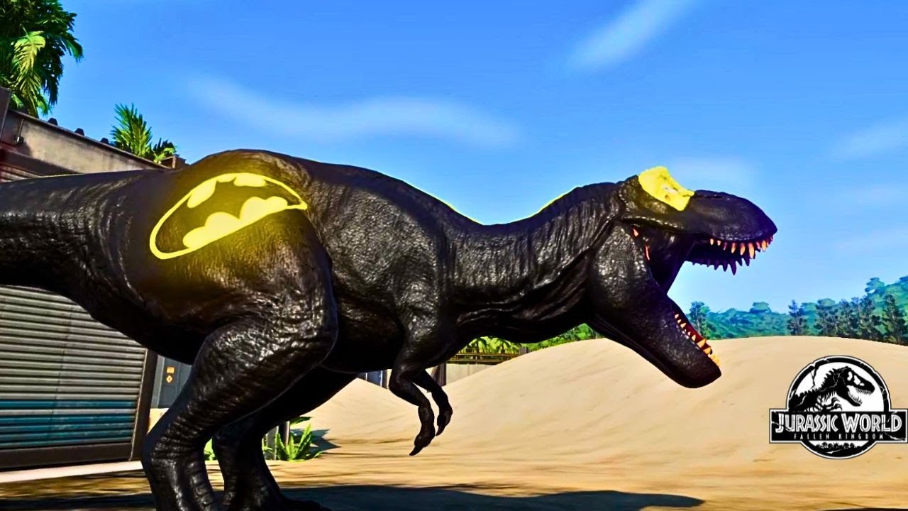 Batman T-REX in Dinoverse super epic fight vs Captain America ...