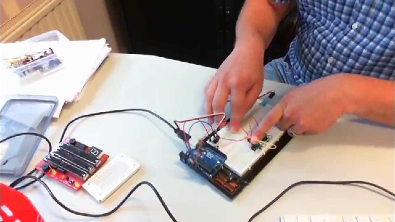 Scratching using ribbon sensor, arduino with Firmata and puredata - YouTube