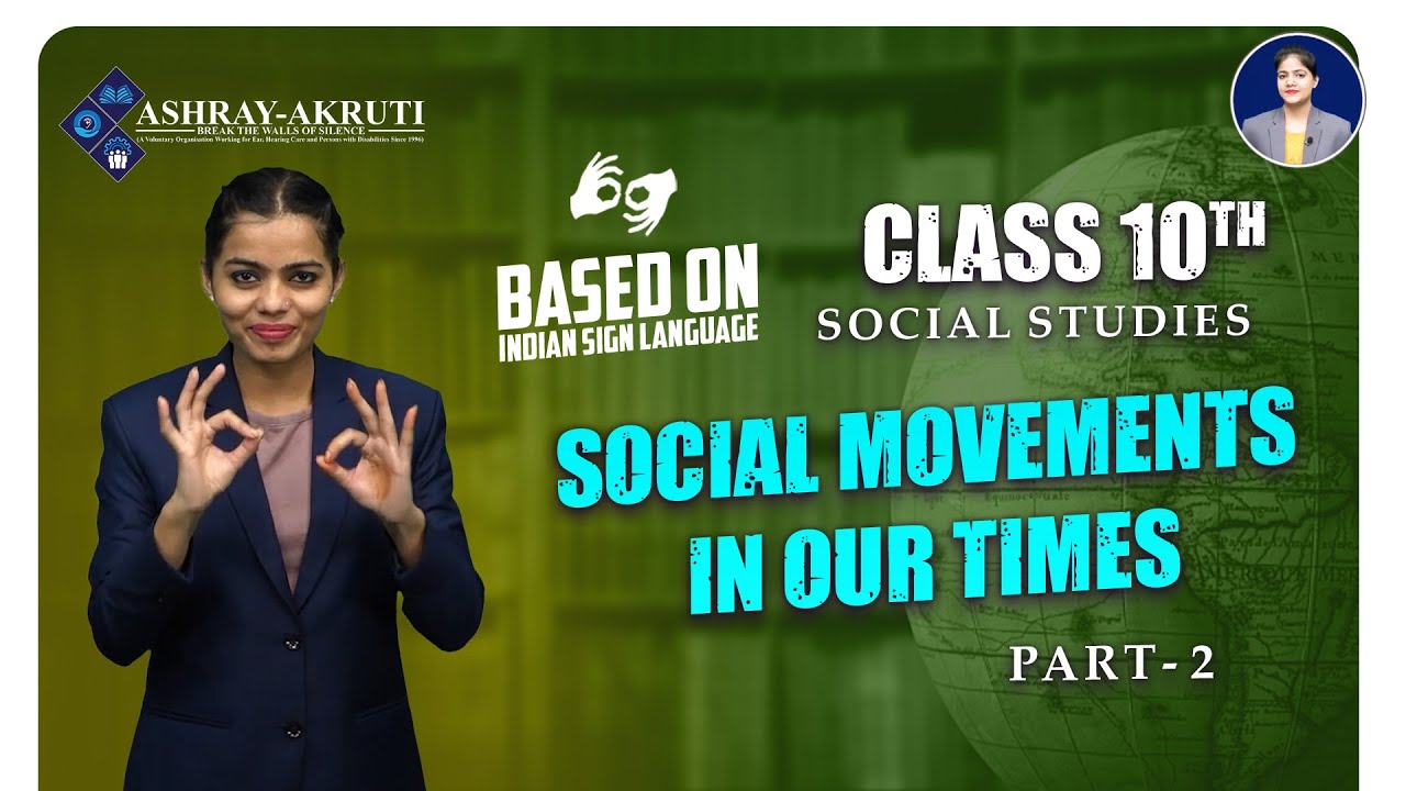 Lessons in sign language for H.I | Class 10th | Social studies |Social ...