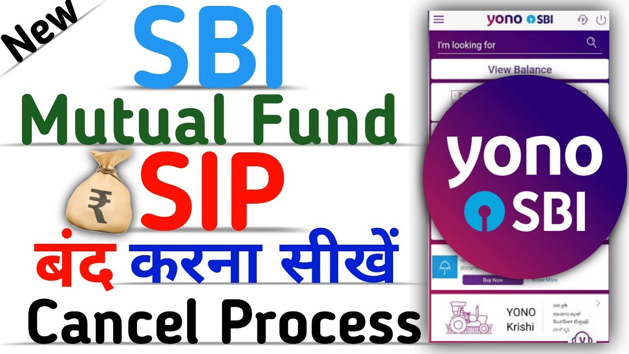 How To Cancel SIP of SBI Mutual Fund Online in Yono SBI APP , SIP ...