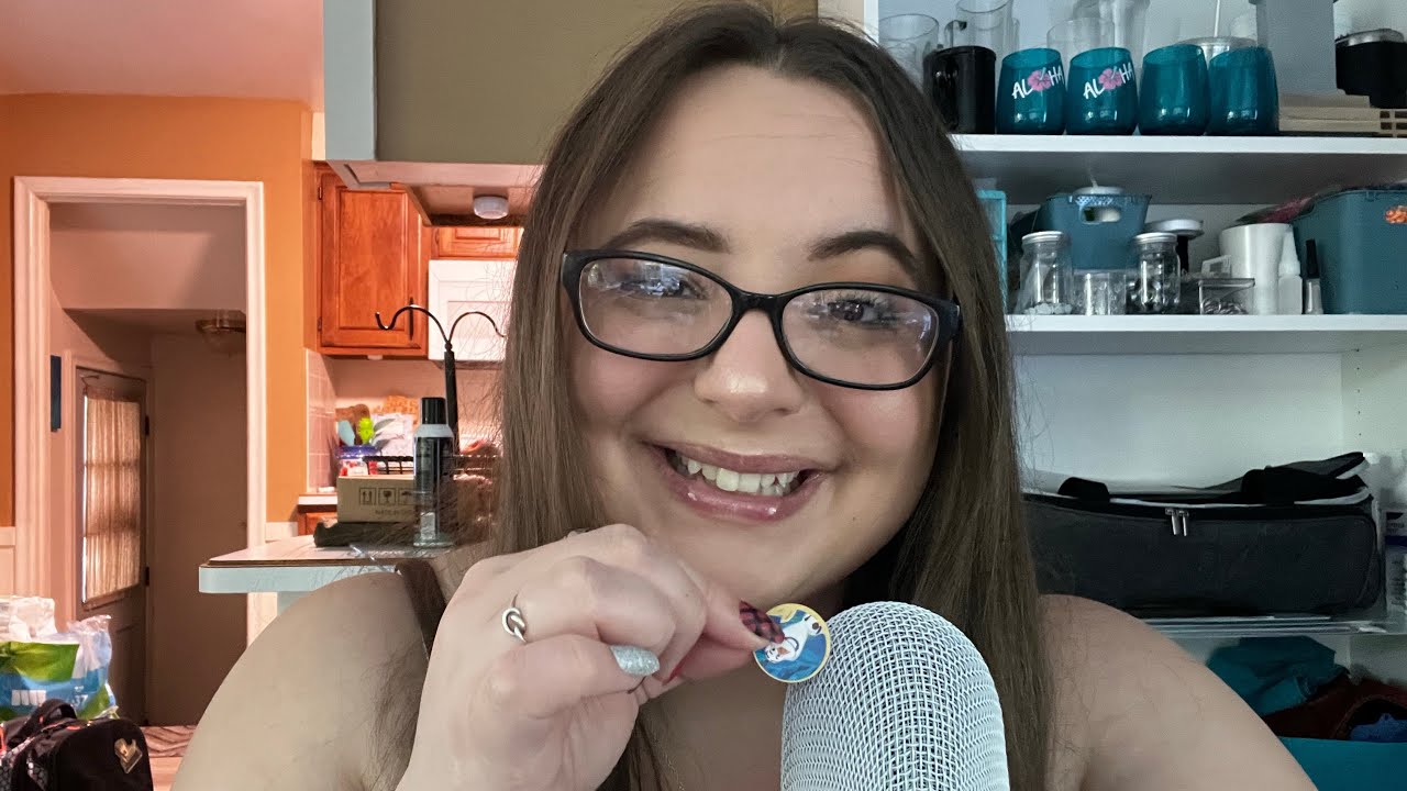 ASMR Stickers On The Mic (Whispered) - YouTube
