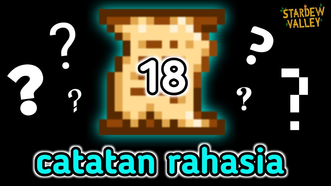 Misi Secret Note 18 Di Stardew Valley - YouTube