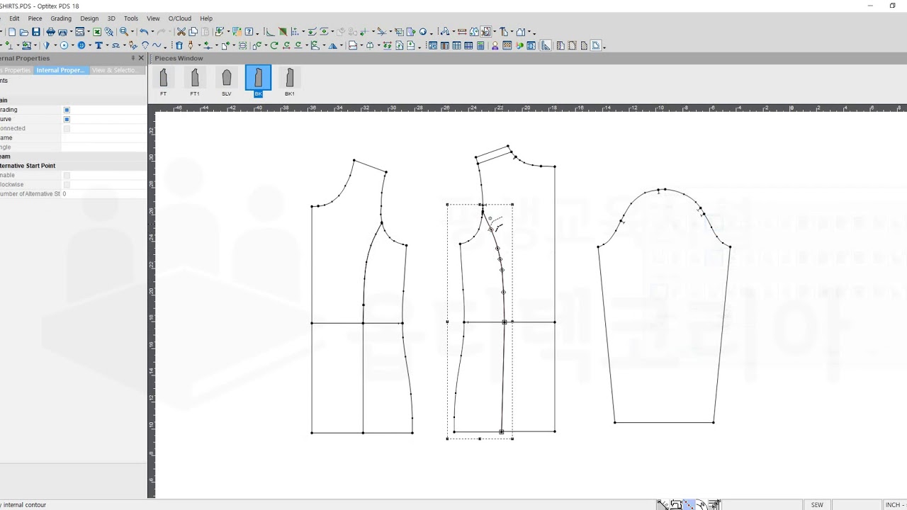 Optitex(옵티텍스)패턴캐드-Cut Piece(자르기) 아이콘 - YouTube
