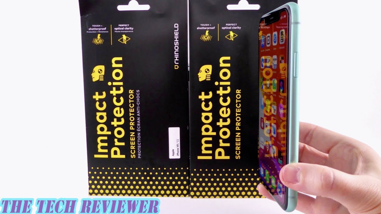 RhinoShield Impact Protection Screen Protector for iPhone 11: 5x Impact ...