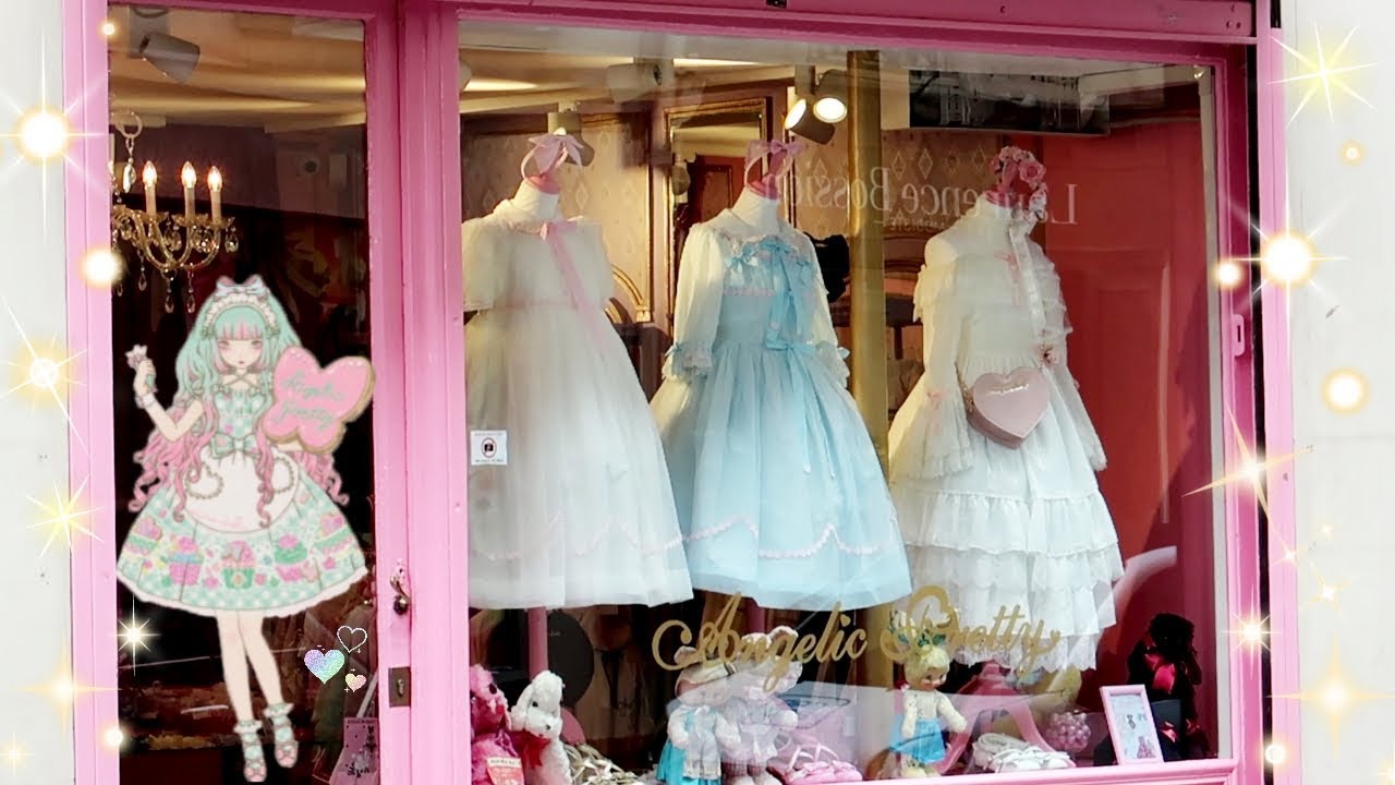 Moda lolita - Angelic Pretty em Paris 🛍 Loja Roupas Kawaii 💕 - YouTube