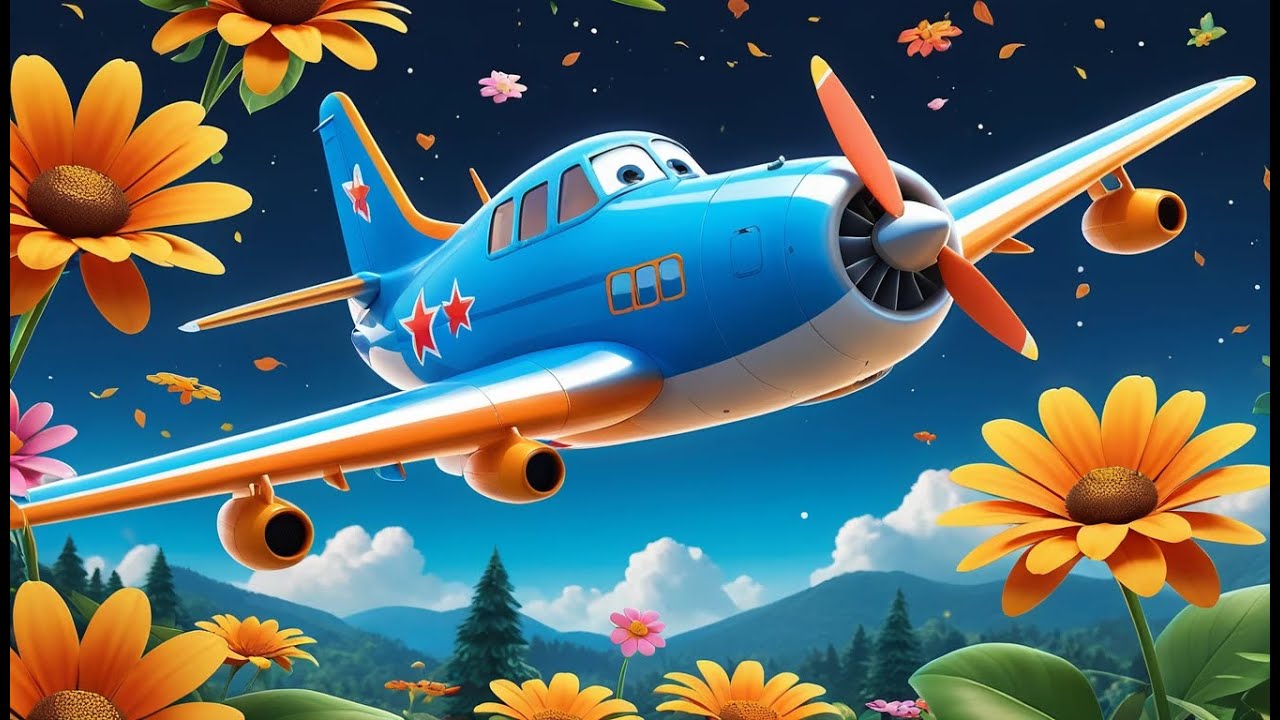 The Planes in the Sky Go Zoom Zoom Zoom | Plane Nursery Rhyme for | Fun ...