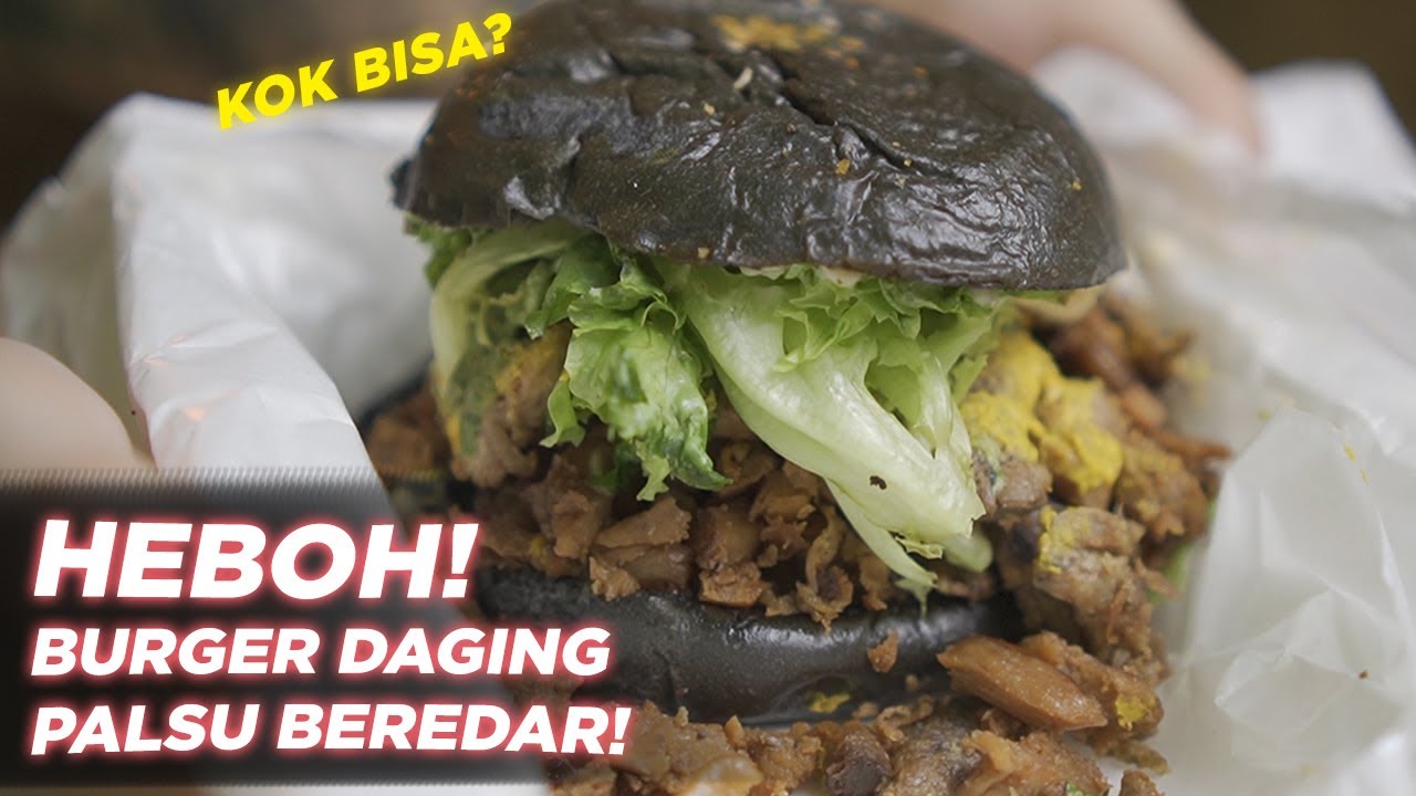 HEBOH! BURGER DAGING PALSU DI JAKARTA!! REVIEW JUJUR JATUHCINTAH ...