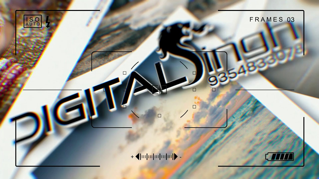 D10 Logo Video Intro Animation | Digital Singh - YouTube