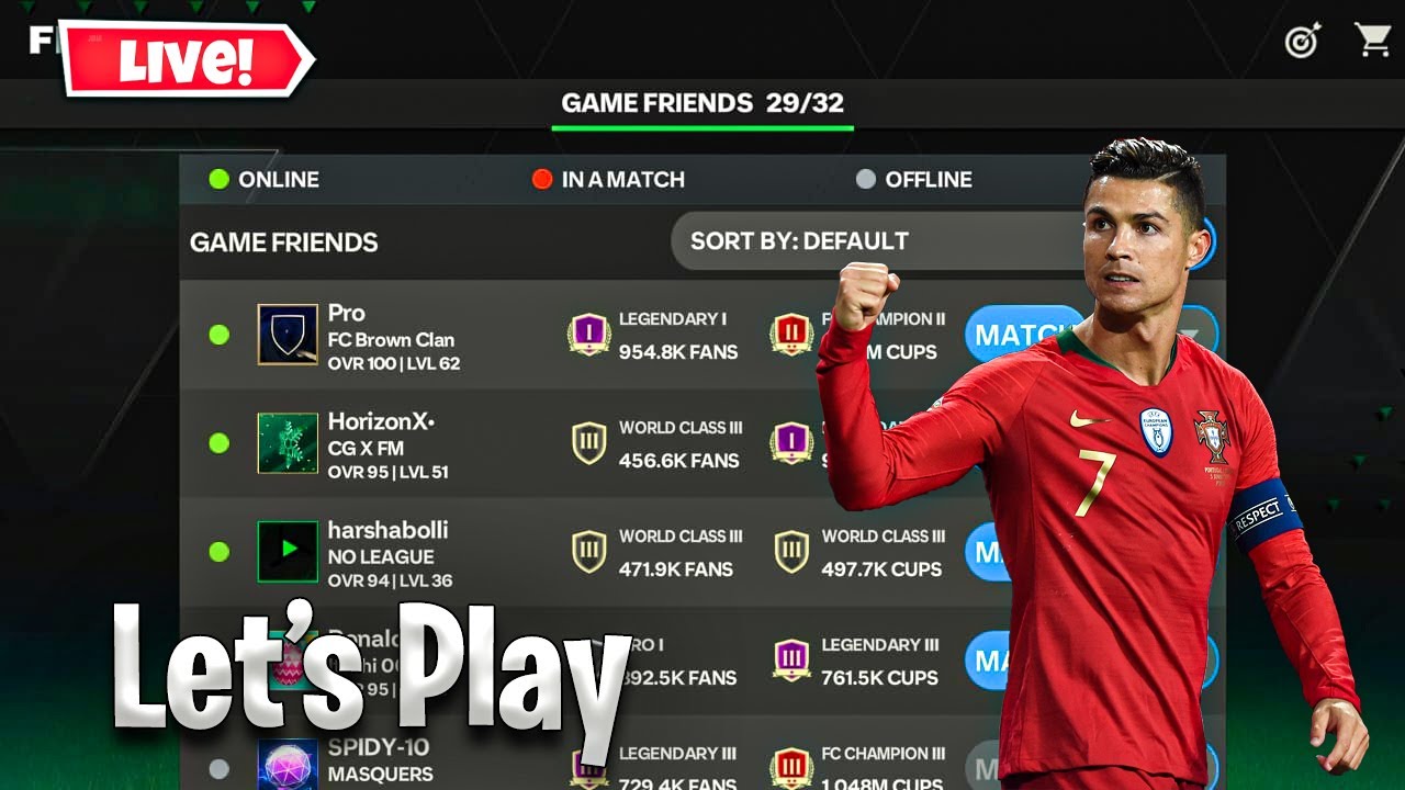🛑LIVE FC MOBILE | Friendly Match and Many More - YouTube