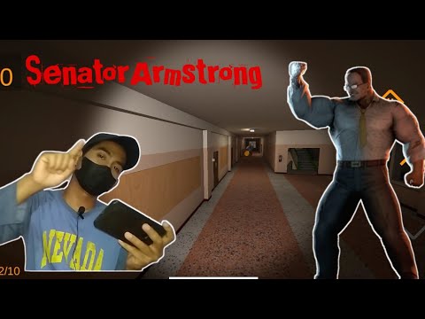 MAIN GAME DIKEJAR SENATOR ARMSTRONG DI NEXTBOT CHASING - YouTube