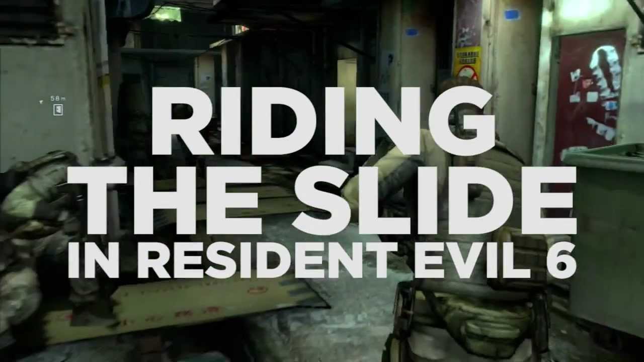 Finding the Slide Easter Egg in Resident Evil 6 - YouTube